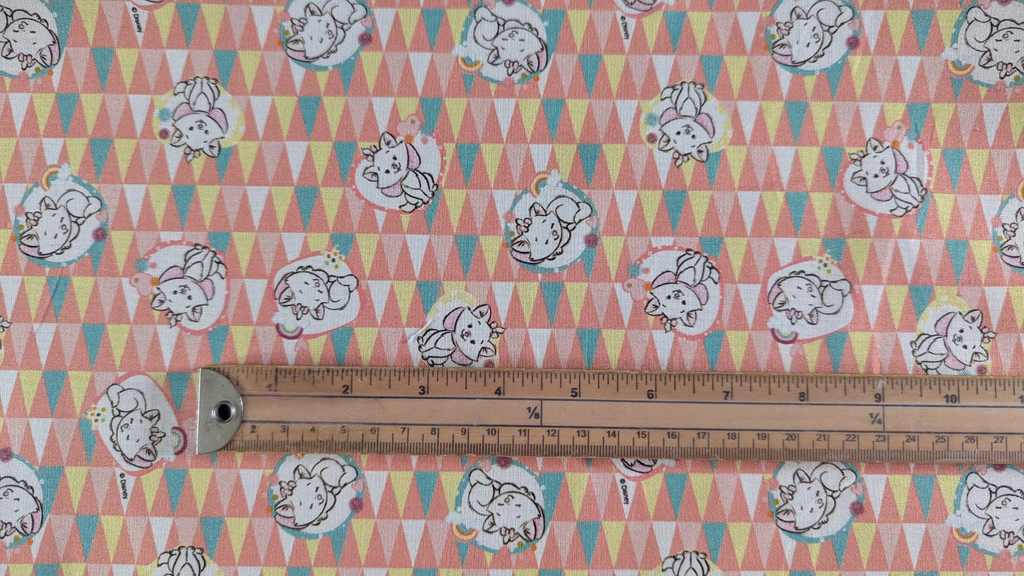 Crafty By Chatham Glyn Disney Marie Cat The Aristocats Printed Fabric ...
