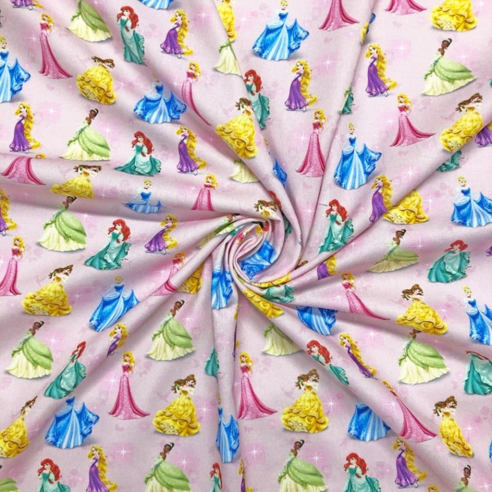 Crafty By Chatham Glyn Disney Princess Fabric 100% Cotton – CraftsFabrics