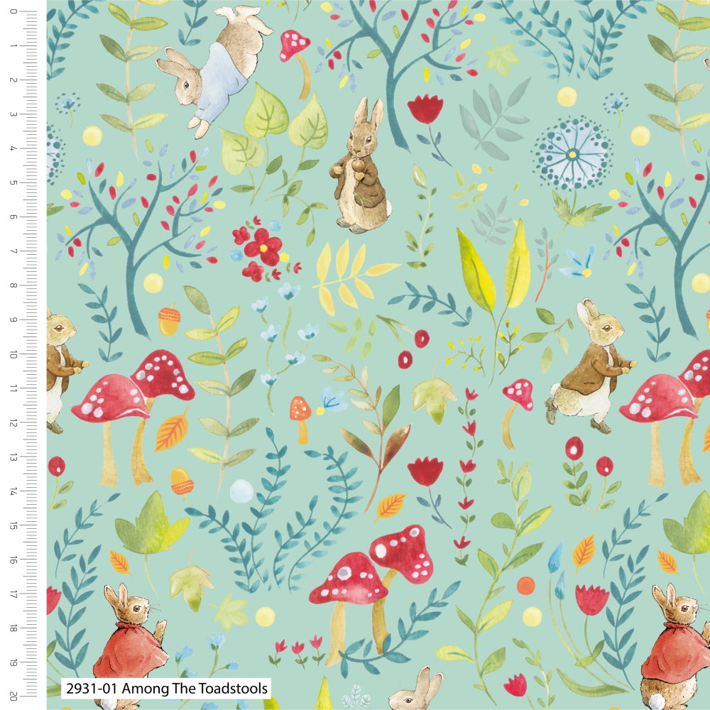 Beatrix Potter Once Upon a Time Peter Rabbit Fabric 100% Cotton (2931 ...